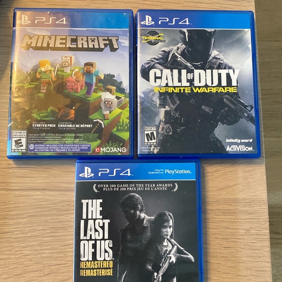 Sony | Video Games & Consoles | Ps4 Combo Trio Pack Minecraft The Last ...